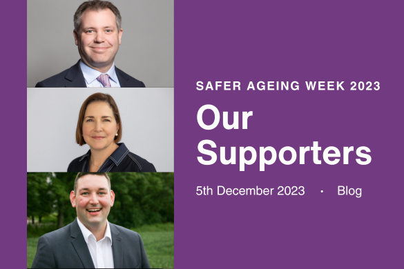 Safer Ageing Week 2023 - Our Supporters | Hourglass